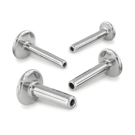 Labret Post - Threadless Titanium